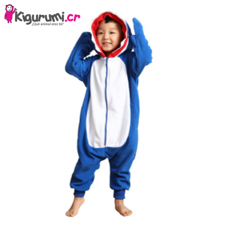 Kigurumi de Tiburón - disfraces carnaval animales Tamaño 110 (95 cm a 1 ...